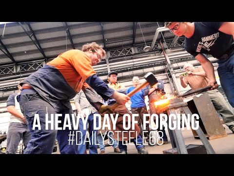 HEAVY DAY OF FORGING: Day 2 of class - YouTube