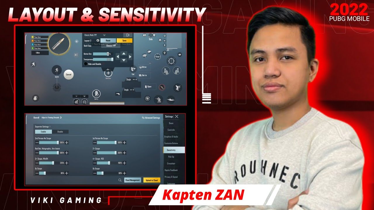 NEW KAPTEN ZAN SENSITIVITY 2022 AND 3 FINGER CLAW CONTROL PUBG MOBILE # ...