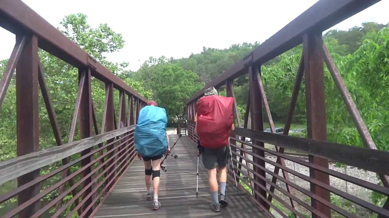 Team Fortis on the AT Video 60 - James River Foot Bridge! - YouTube