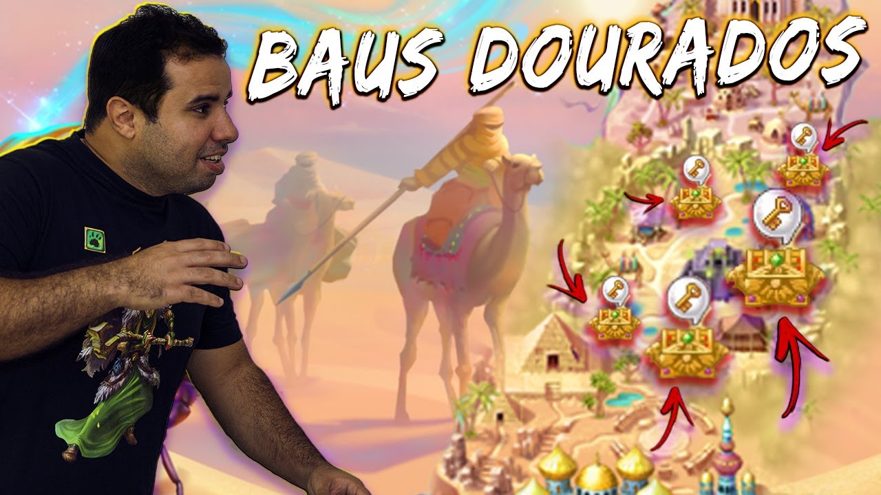 Como Abri os Baús Secretos de Almahad Mapa5 (Locais dos Baus nas Areias ...