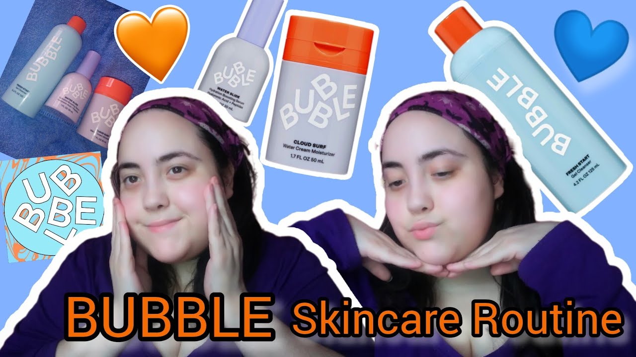 My 💙Bubble🫧 Skincare Routine🧡 - YouTube