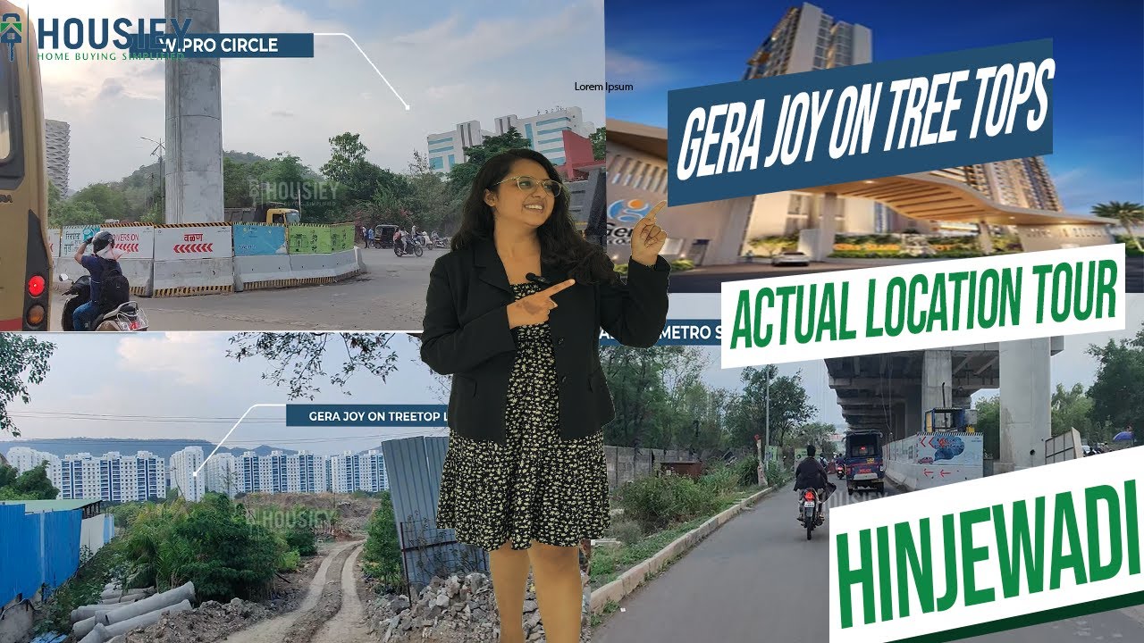Gera Joy on Treetop Hinjewadi | Actual Location Tour | Gera Developers ...