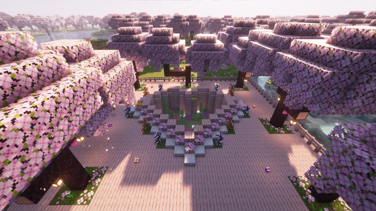 MINECRAFT - HOW TO MAKE A HEART-SHAPED AJOLOT POOL - RELAXING BUILD ...