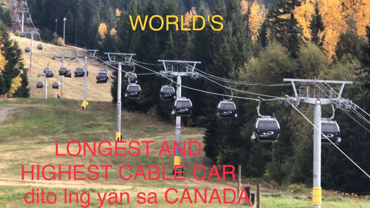Highest and longest Gondola/cable cars in the world. - YouTube