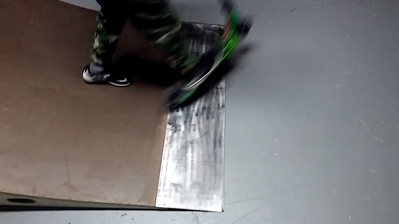 Basement Skate Park with Quarter Pipes and Spine Ramps - YouTube