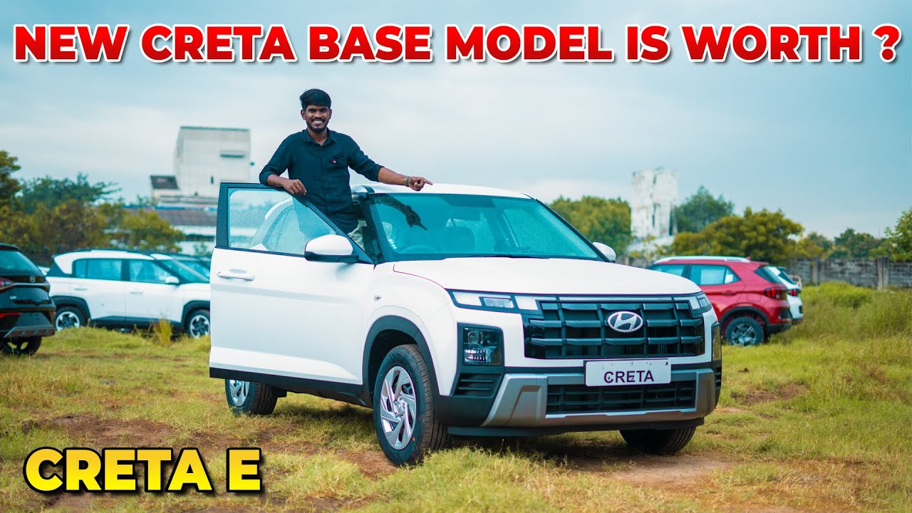 Base Model லே இவ்வளவு Features அ ? | Hyundai Creta Facelift E Variant ...