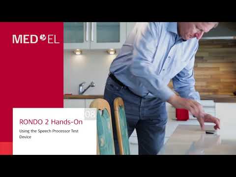RONDO 2 Hands On Using the Speech Processor Test Device MED EL - YouTube
