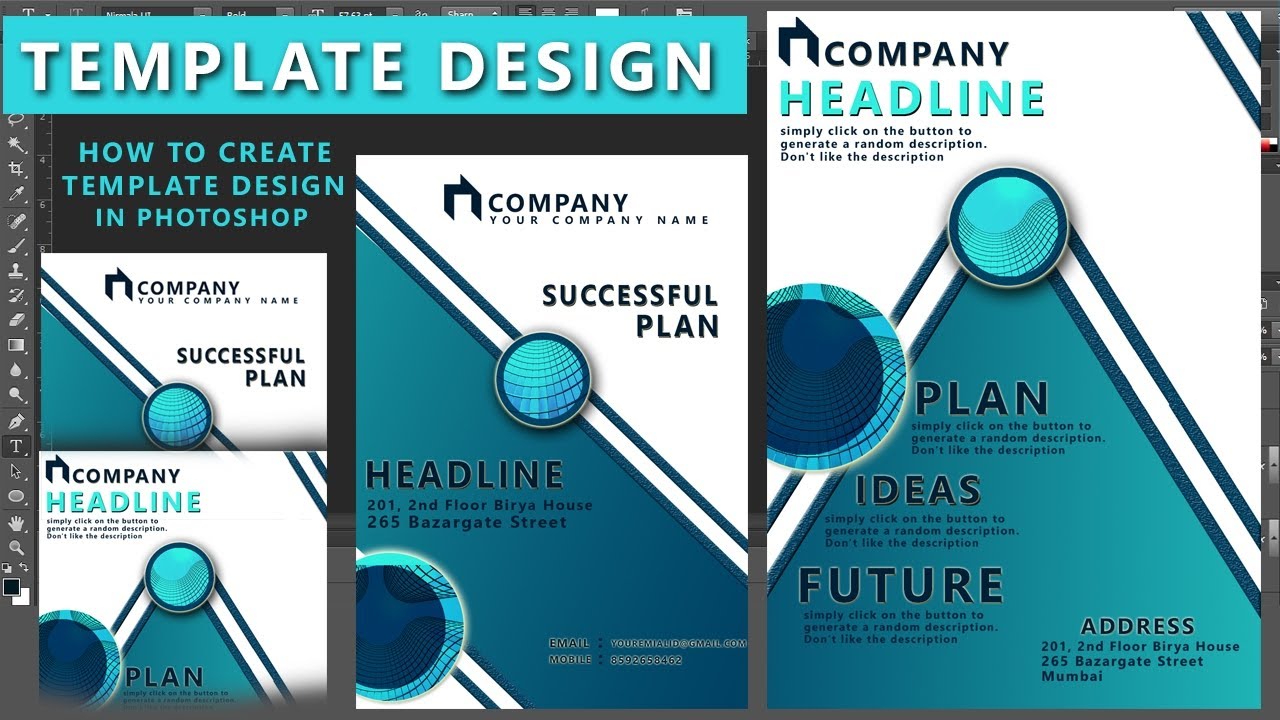 CREATIVE BUSINESS FLYER DESIGN | FLYER TEMPLATE DESIGN IN PHOTOAHOP ...