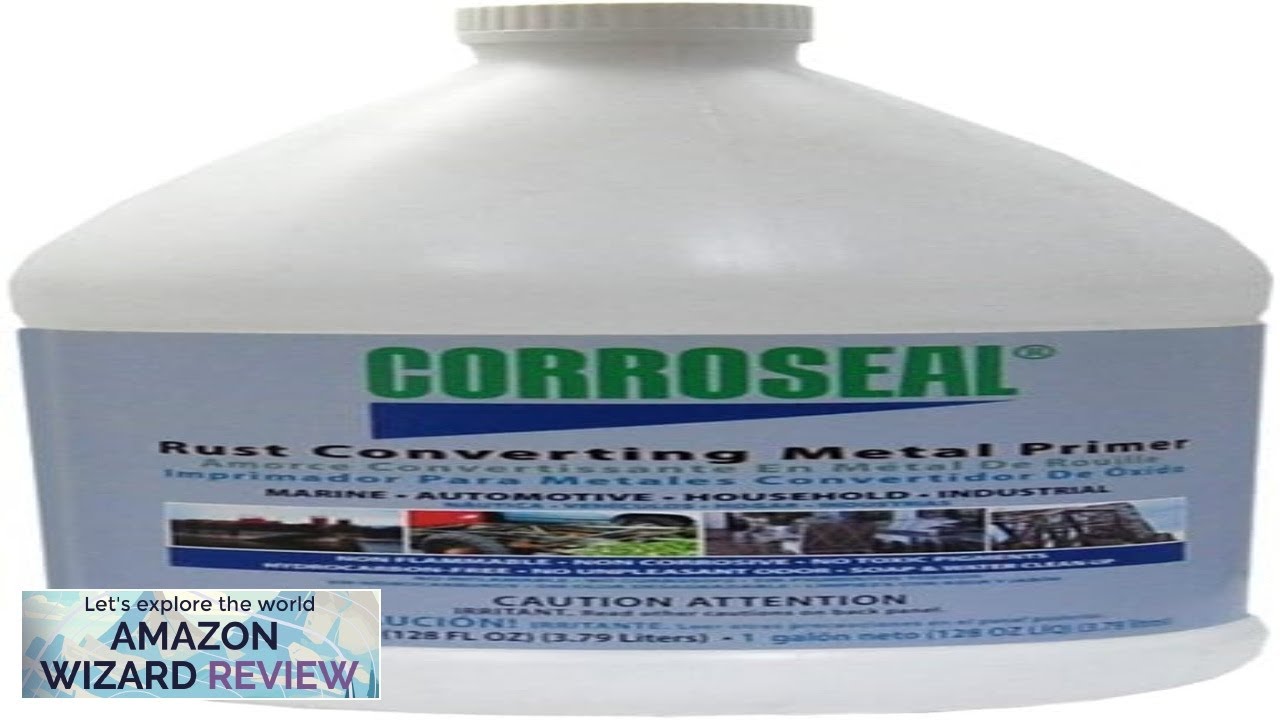Water-Based Rust Converter Metal Primer Rust Converter 1 Gallon Review ...