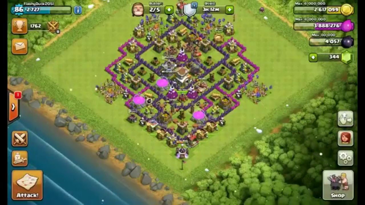 Maxing Out Last TH8 Defense!!!!!! - YouTube