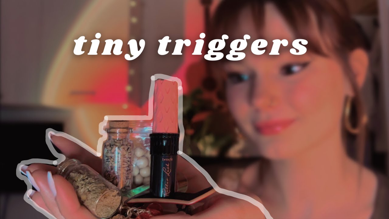 ASMR Tiny Triggers - sound assortment for sleep (whispers, tapping, crinkles) - YouTube