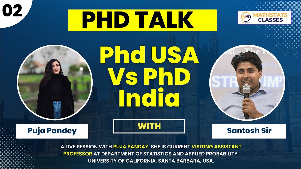 Phd Talk-02 | Phd USA Vs PhD India | Puja Pandey & Santosh Sir | Phd ...