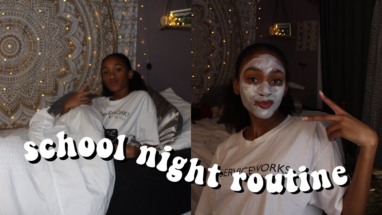 school night routine 2018 - YouTube