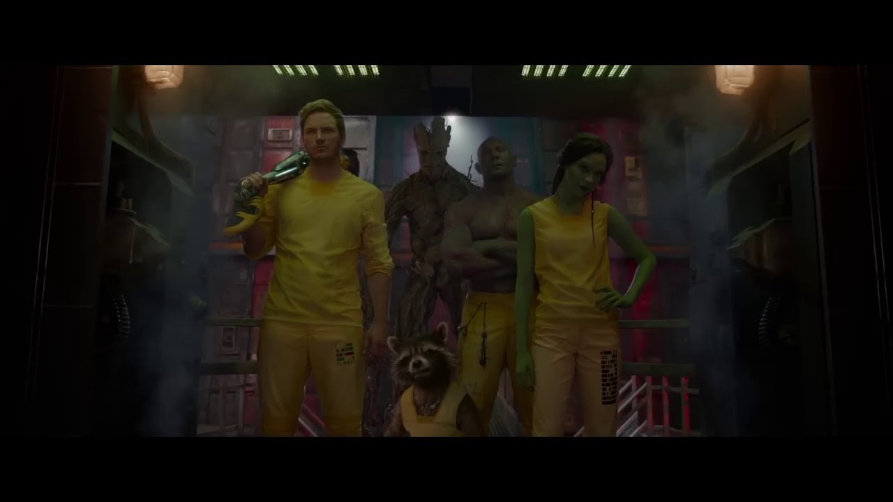 Guardians Prison Break Scene Guardians of the Galaxy 2014 Movie Clip ...