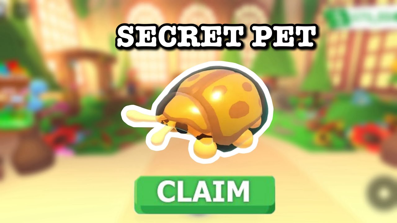 How to get the *SECRET* GOLDEN PET in Adopt Me! - YouTube
