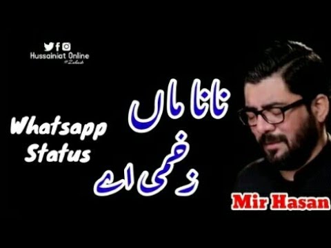 Nana ma zakhmi aye Noha status | Shahdat hazrat Fatima status | 3 jamad ul sani status
