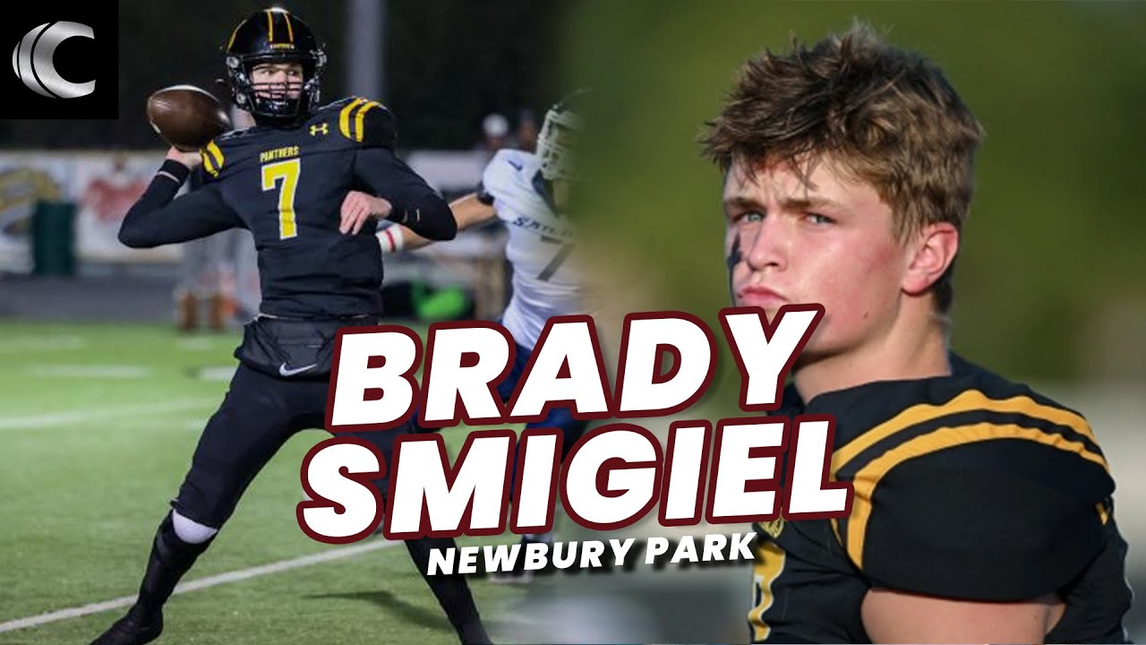 Newbury Park High School Quarterback Brady Smigiel is On the Rise - YouTube