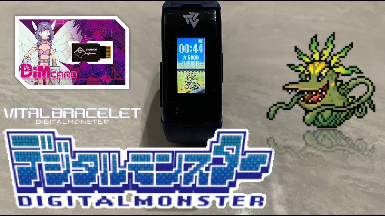 DIGIMON Vital Bracelet / Vital Hero - WEEDMON || EX3 Fairimon DiM Log ...