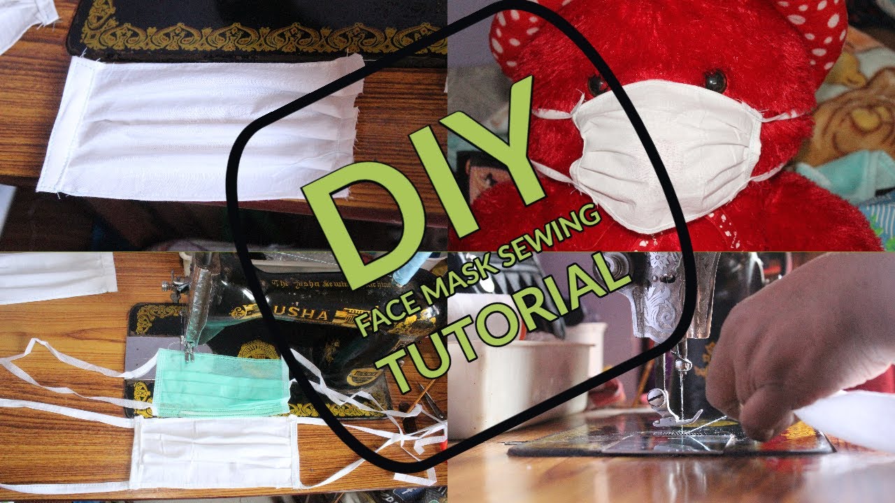 DIY face mask sewing tutorial | DIY crafts | face mask making at home ...