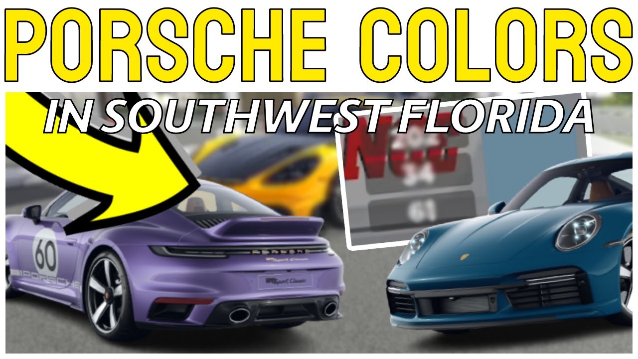 Porsche Colors In Roblox Southwest Florida! - YouTube