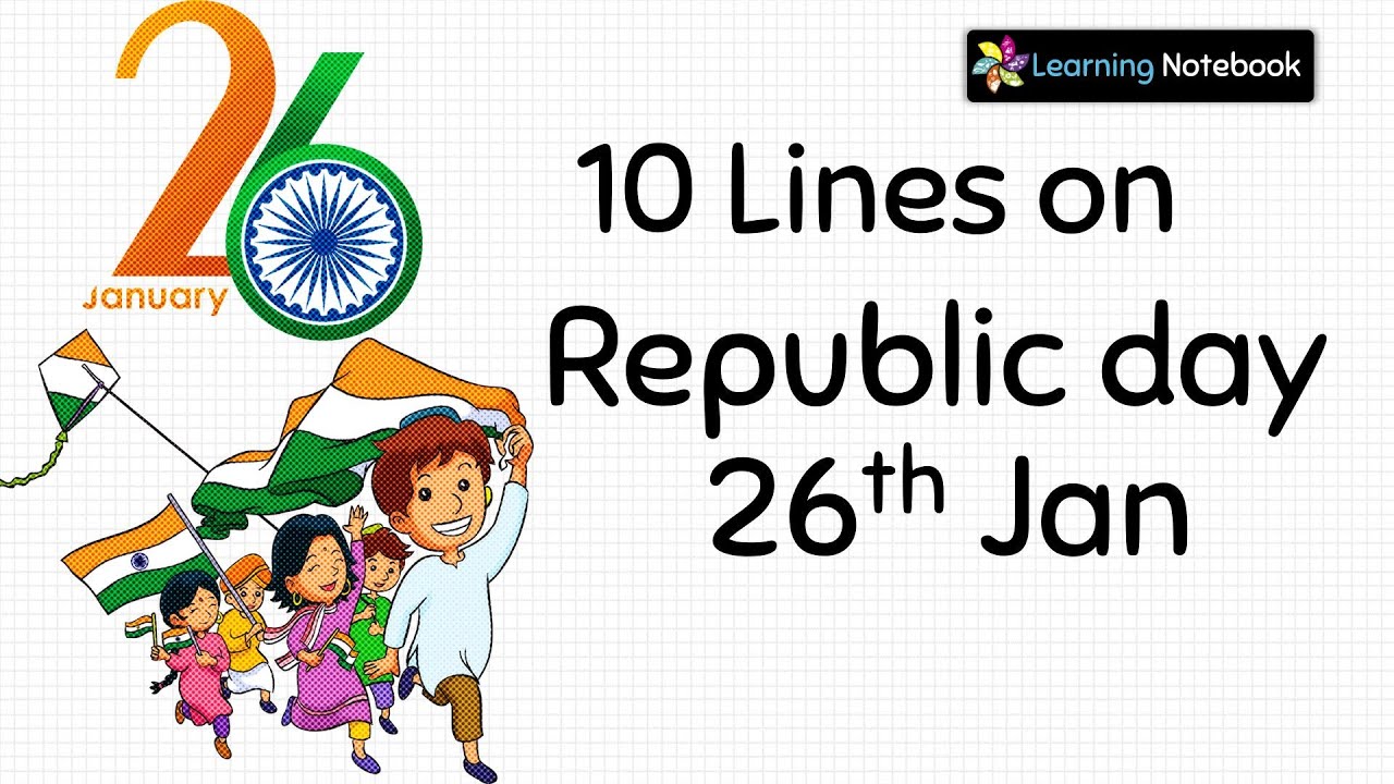 10 lines on Republic Day | 10 lines on 26 January - YouTube