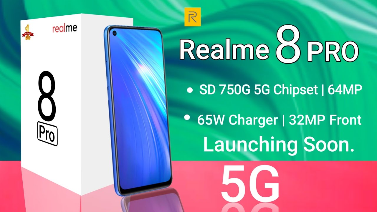 Realme 8 Pro 5G | 90HZ Amoled Display, 65W Charger, SD 750G | Realme 8 ...