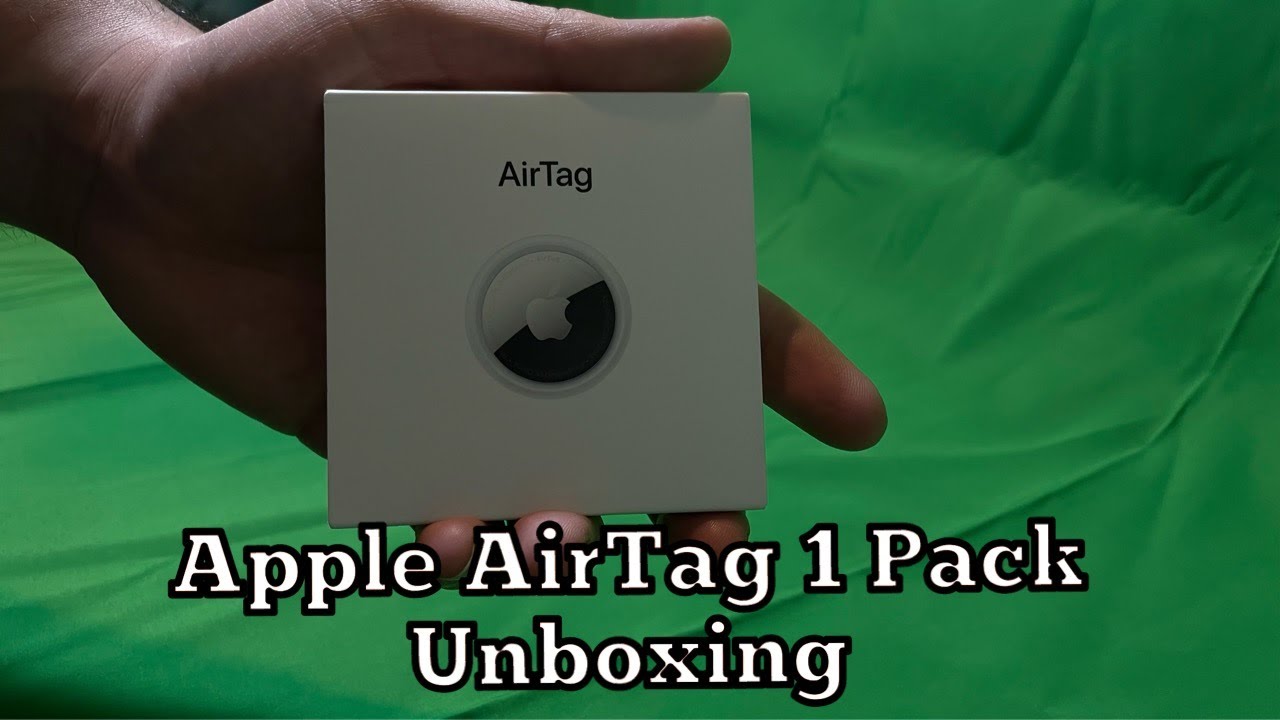 Apple AirTag 1 Pack Unboxing - YouTube