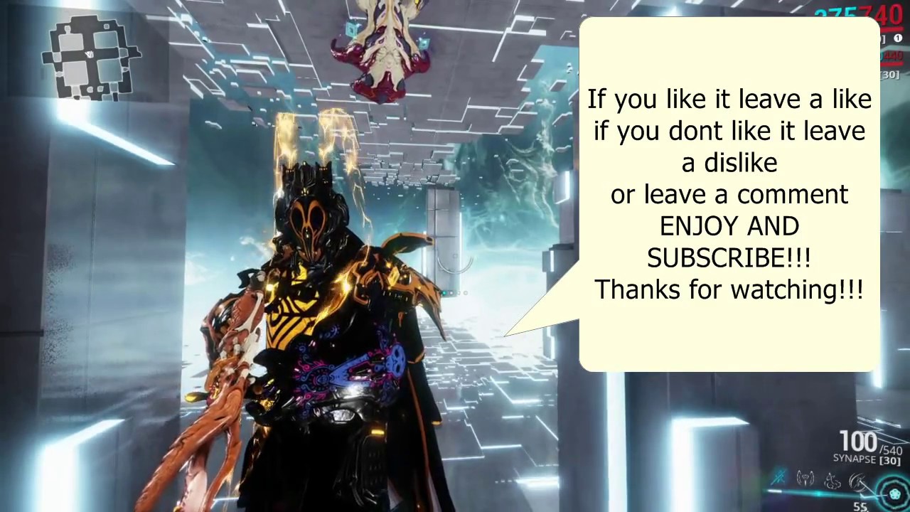 Warframe 250% critical chance synapse riven mod only red crits - YouTube