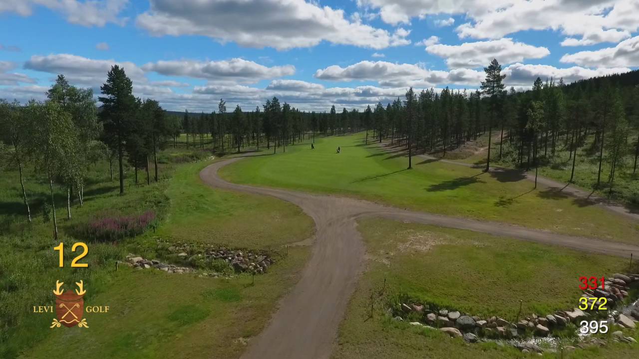 Levi Golf väylä 12 - YouTube