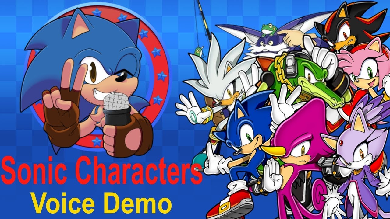 Sonic Characters Voice Demo - YouTube