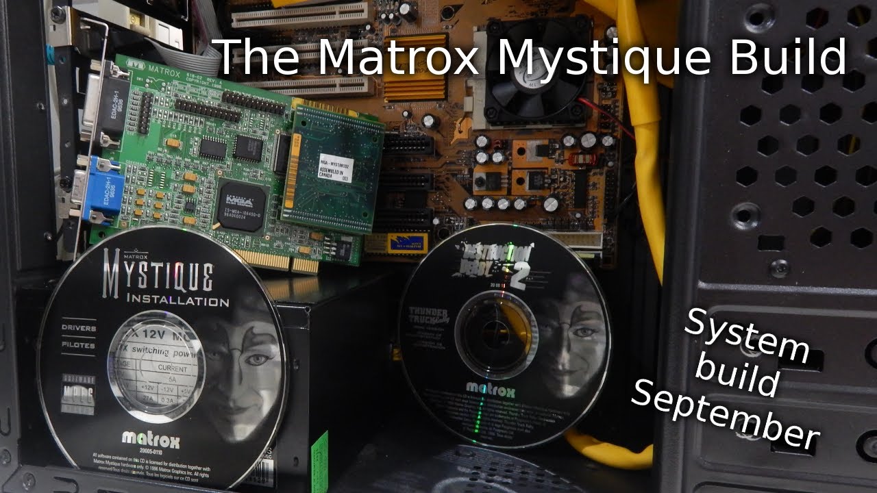 The Matrox Mystique 1996 Build - YouTube