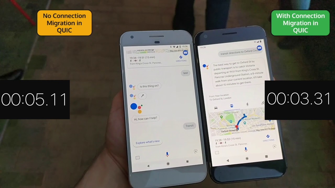QUIC Connection Migration Demo - YouTube