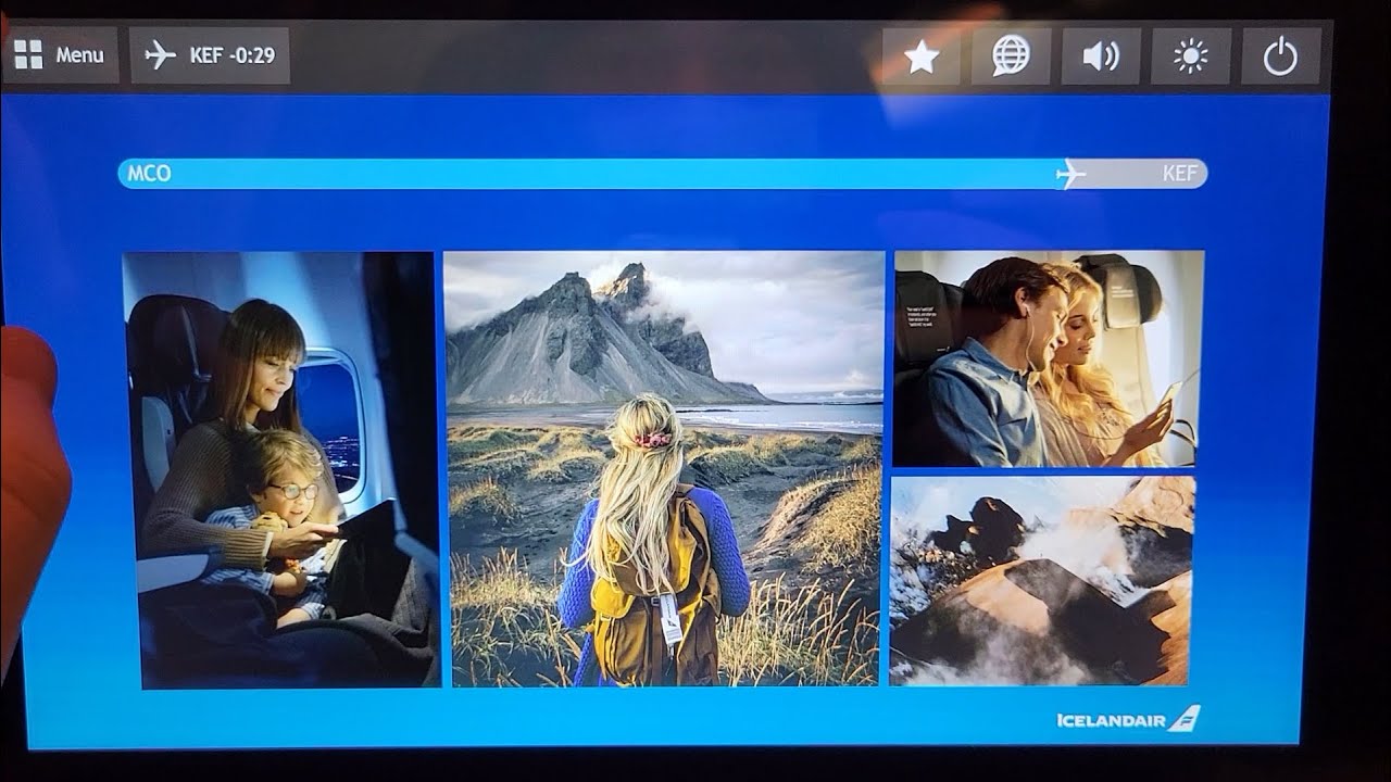 Icelandair New Inflight Entertainment Boeing 737 Max 8 - YouTube