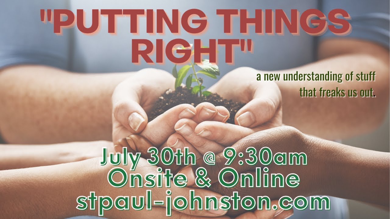 Putting Things Right: Understanding Stuff that Freaks Us Out - YouTube