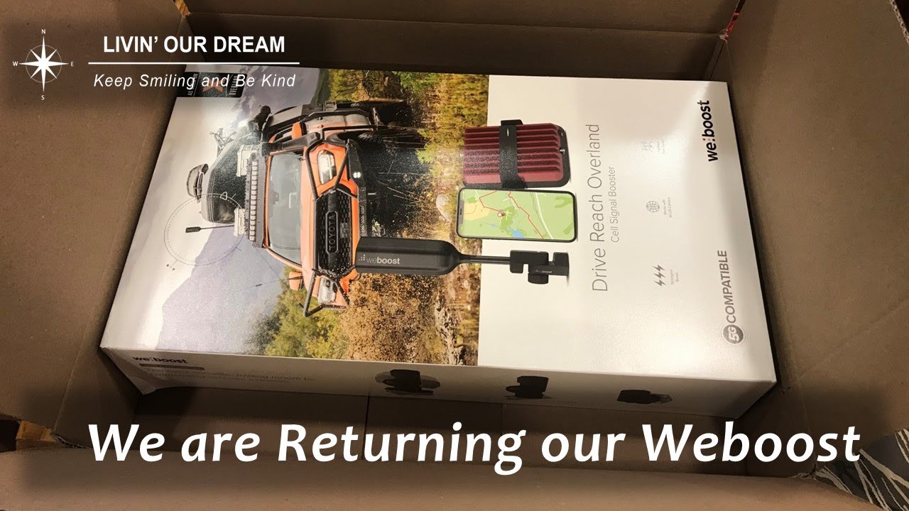 Returning Our Weboost - Cell Phone Booster - YouTube