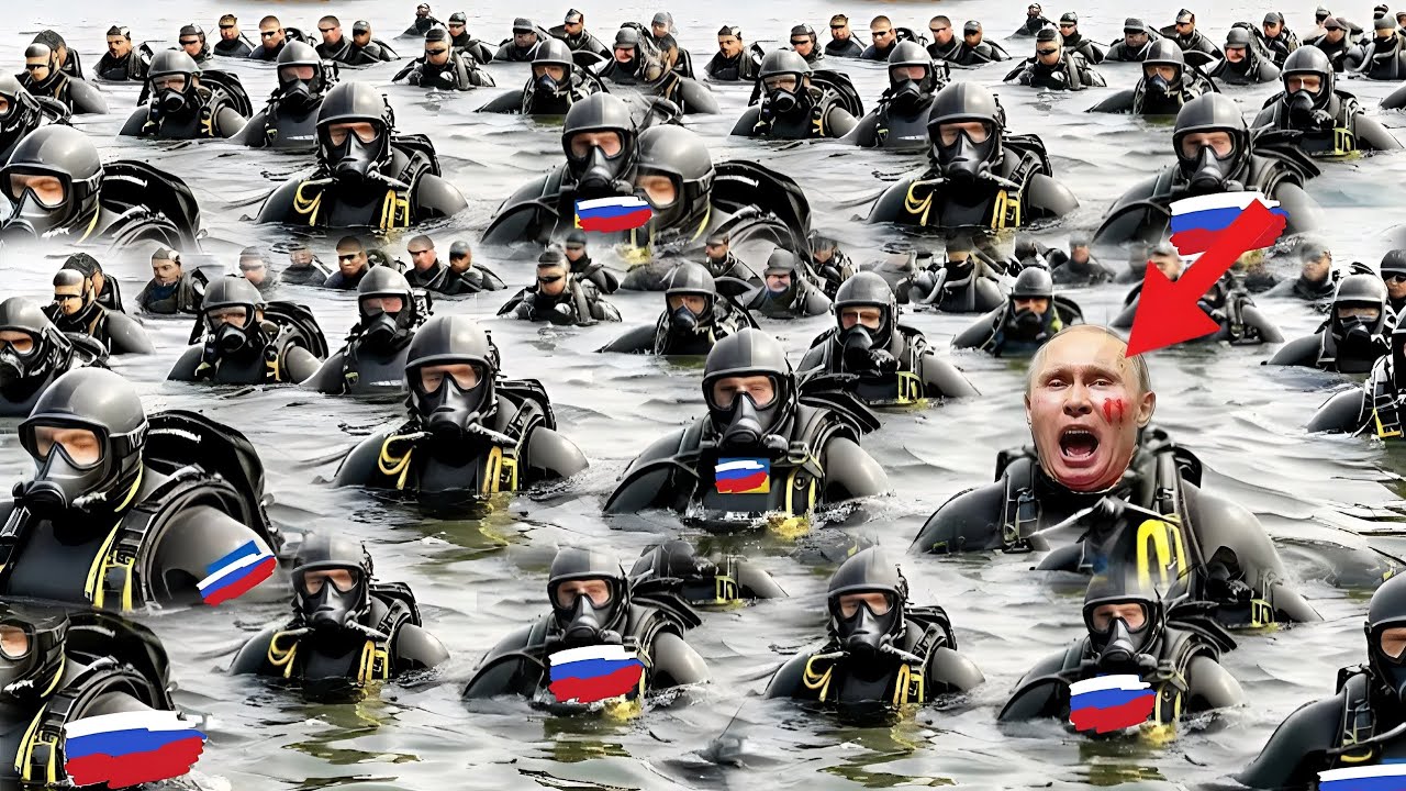10,000 Russian soldiers swim in terror in Black Sea to escape Ukrainian ...