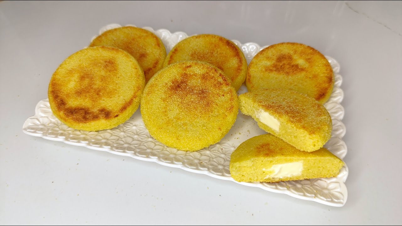 حريشات صغار في المقلاة بدون حليب بدون زبدة بطريقة مميزة Harsha-semolina ...