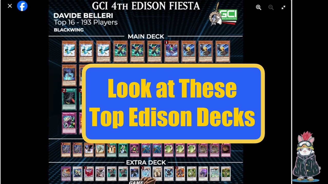 Reviewing Top Edison Decks from GCI Edison Fiesta 4! Blackwings, Frogs ...