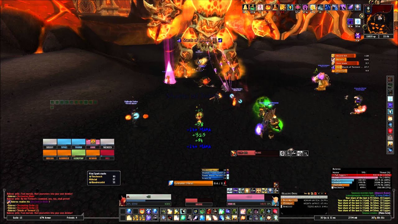 Firelands healing raid guide: Baleroc Disc Priest - YouTube