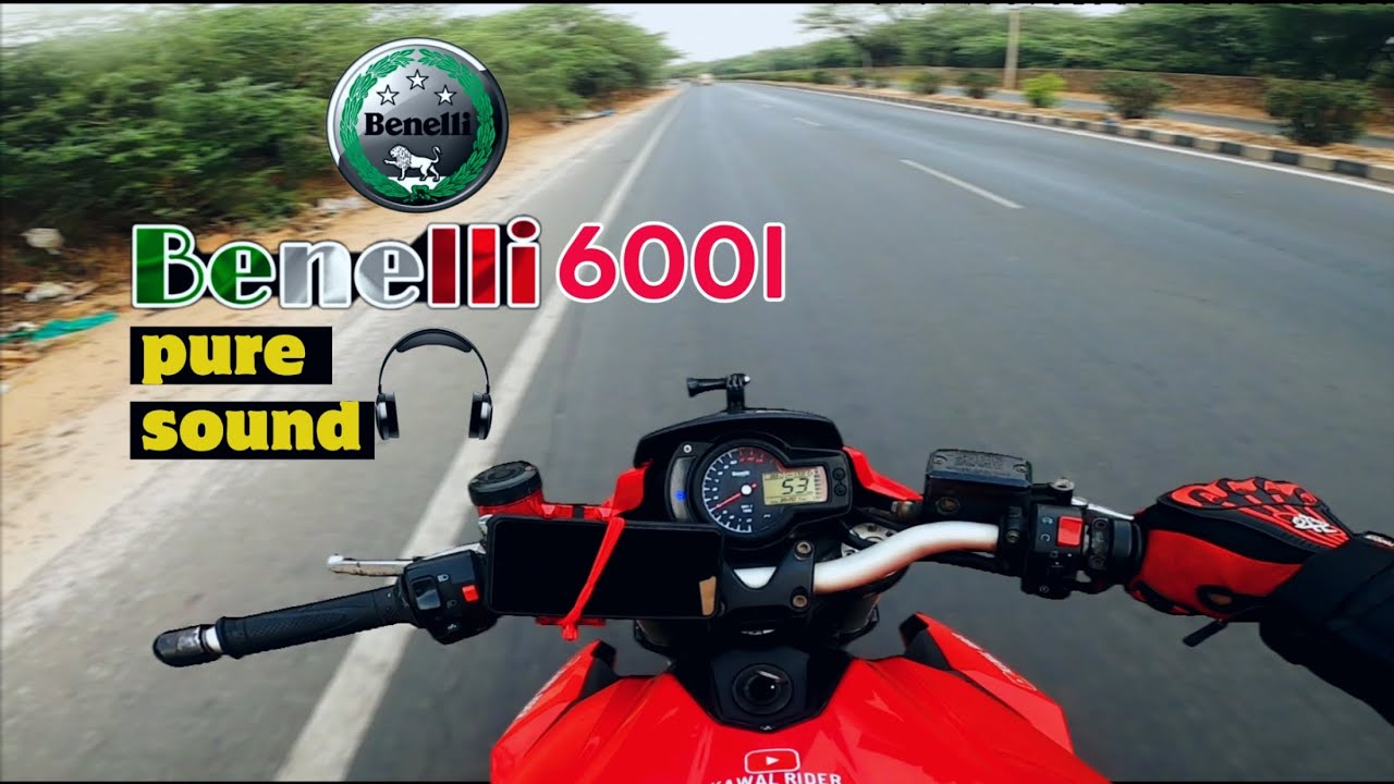 Benelli tnt 600I full system sc project sound || exhaust note ASMR ...