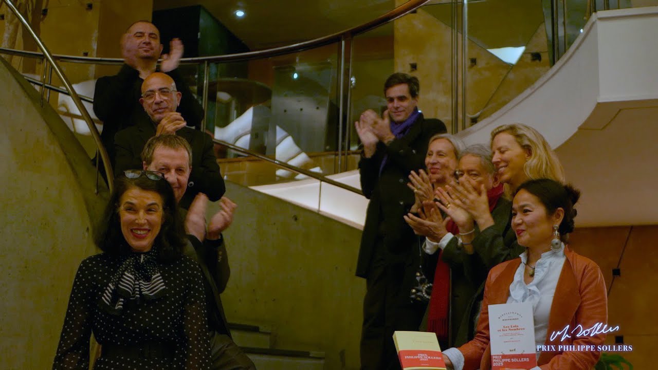 Prix Philippe Sollers à Cécile Guilbert et Romain Graziani (2025) - YouTube