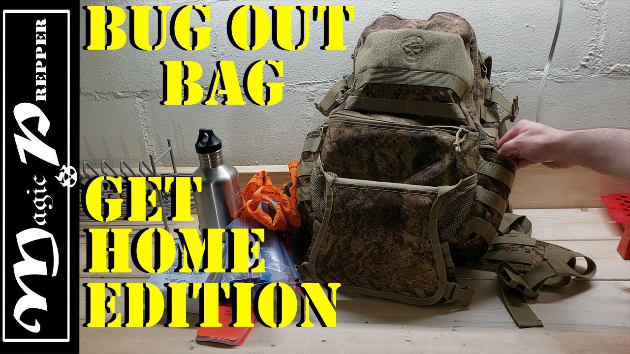 Bug Out Bag : Get Home Edition for SHTF Prepping - YouTube