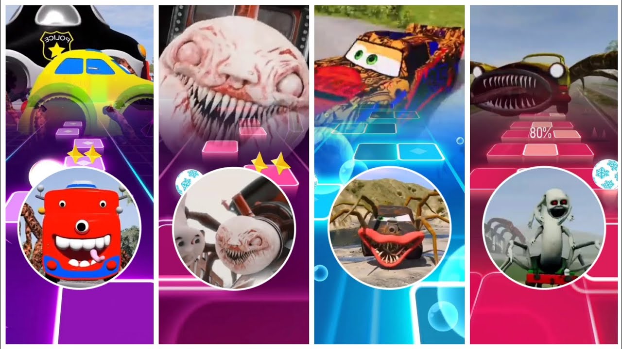 Monster Bot 🆚 Choo Choo Charles 🆚 Epic Escape 🆚 Thomas Train 💥 TILES ...