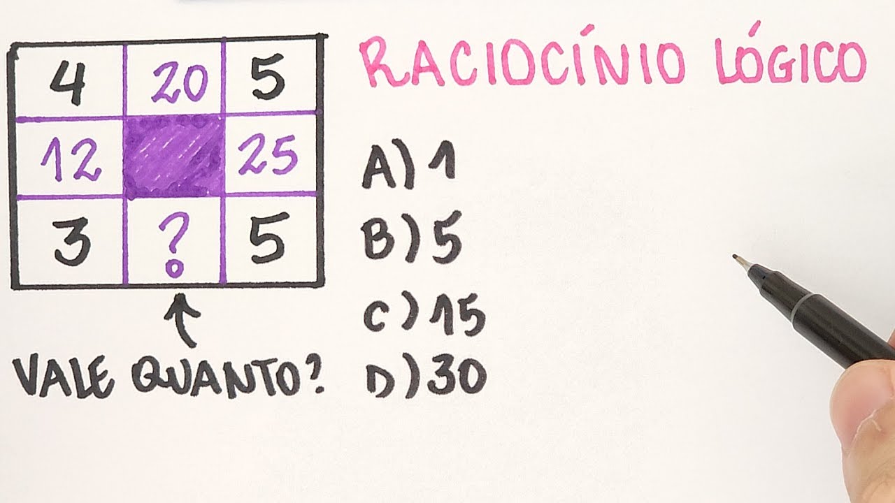 🔥 HELP MATEMÁTICA BÁSICA | Desvende o quadrado lógico! - YouTube