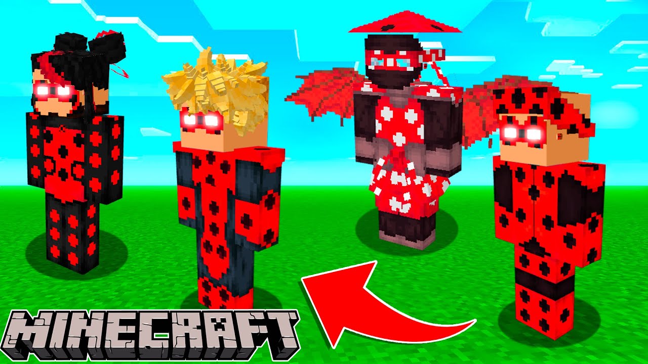 Qual a MELHOR LADYBUG no Minecraft - YouTube