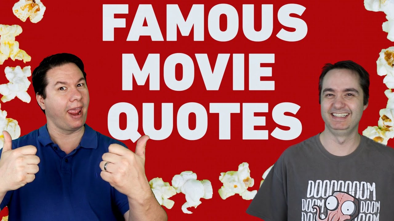 Finish The Famous Movie Line - YouTube
