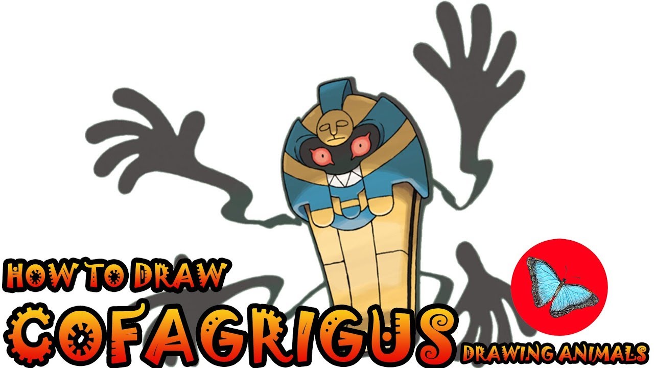 How To Draw Cofagrigus Pokemon | Drawing Animals - YouTube