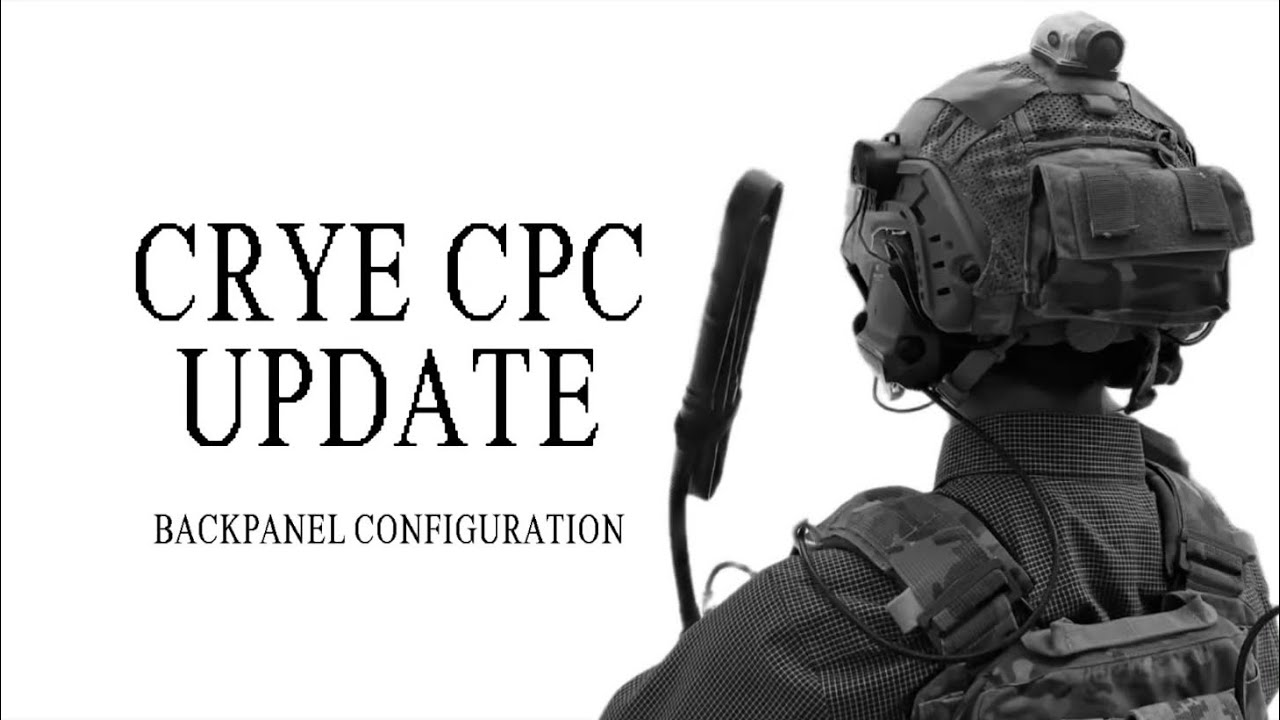 CRYE CPC UPDATE | Backpanel Configuration - YouTube