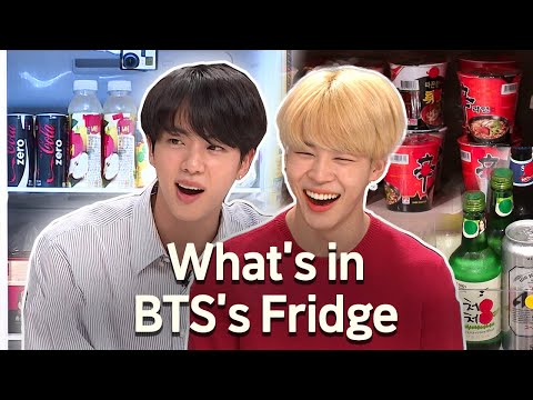 What's in BTS's Fridge? explained by Jin & Jimin 🍖 (ENG SUB) | Chef & My Fridge