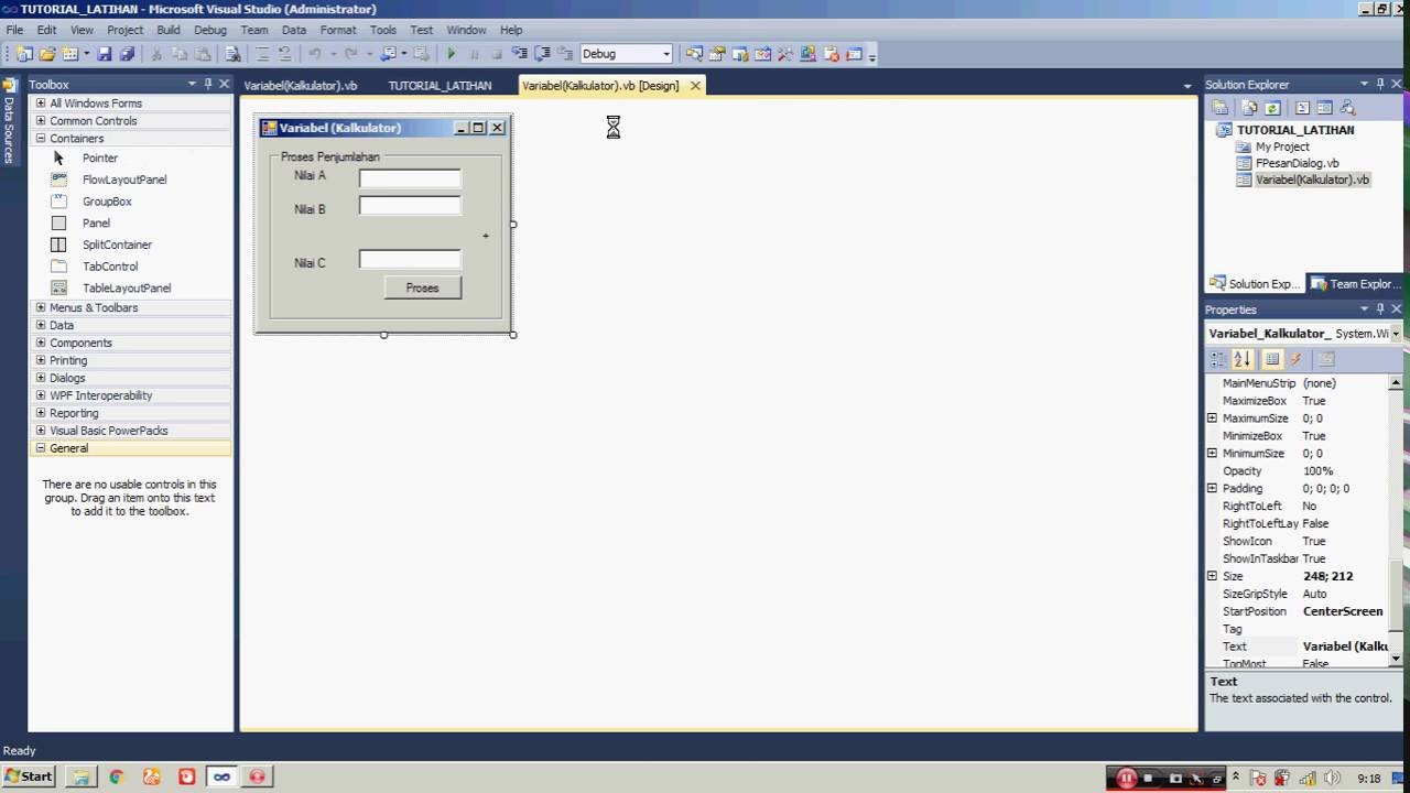 (TUTORIAL) Penerapan Logika IF Then Pada Visual Basic 2010 - YouTube